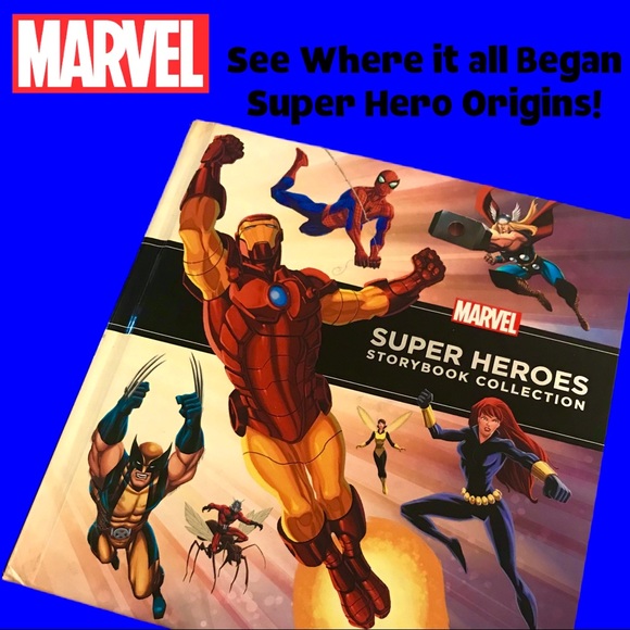 Marvel | Toys | Marvel Big Book Super Heroes Storybook Collection ...